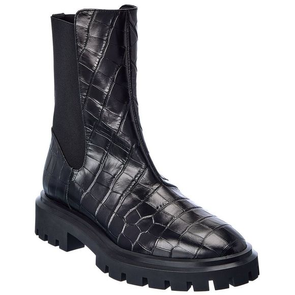 Stuart Weitzman | Shoes | Stuart Weitzman Ultra Lug Crocembossed ...
